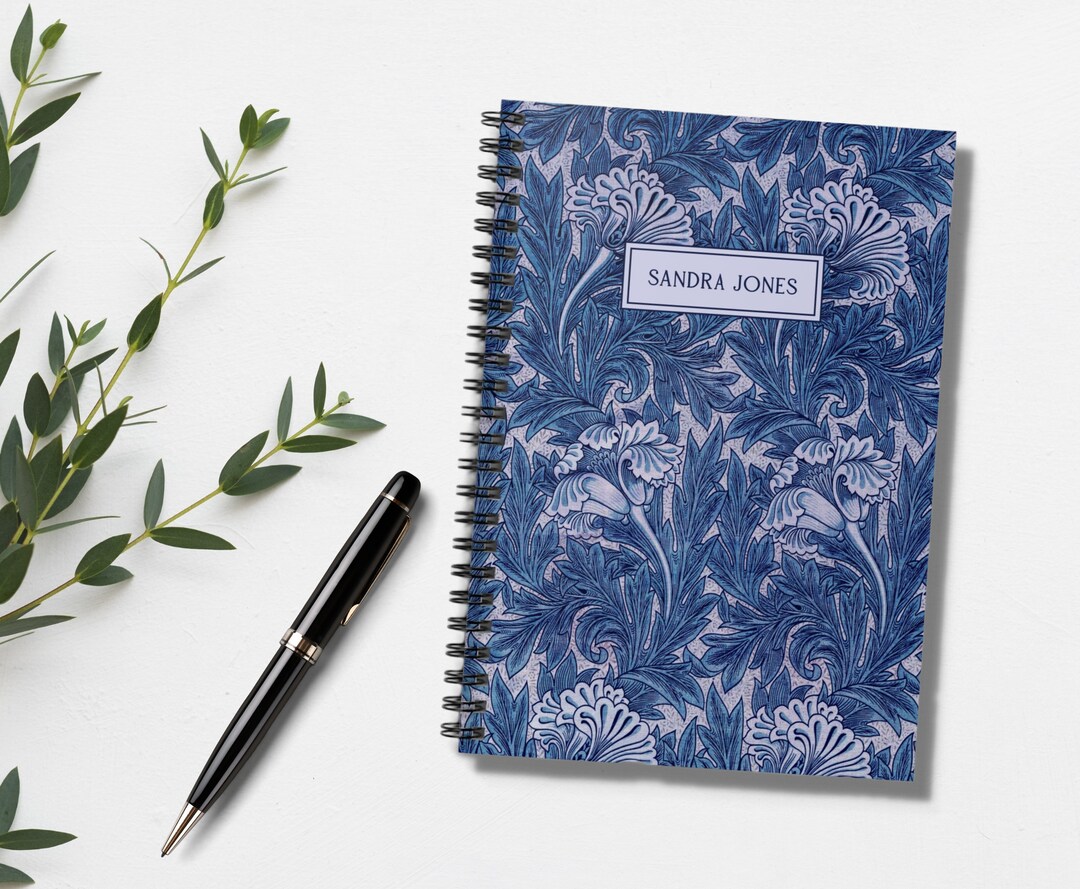 Personalized Spiral Notebook for Women Custom Journal Notebook Floral ...