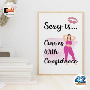 Body Positivity, Inspiring Wall Art, Body Positive Art, Printable Wall ...