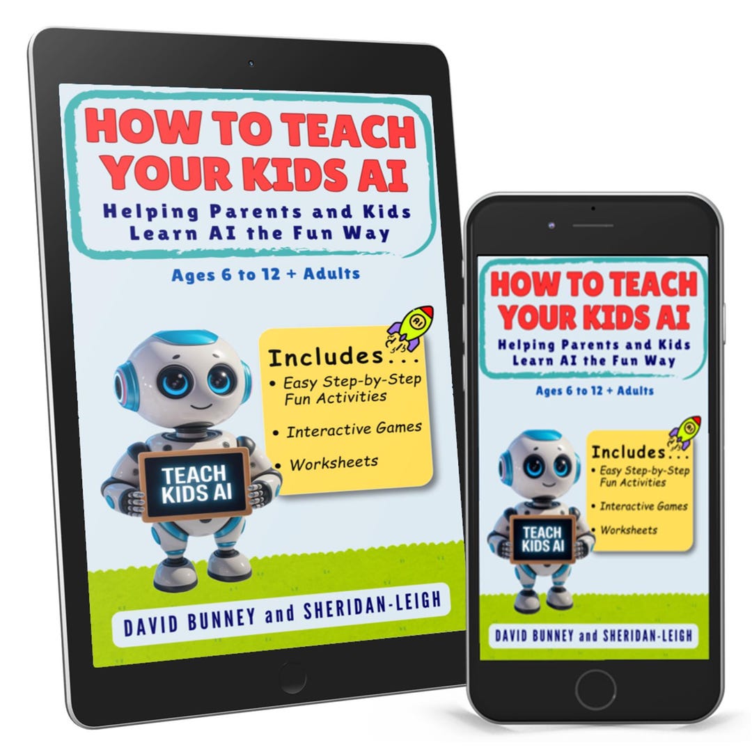 How to Teach Your Kids AI | Fun Workbook for Ages 6–12 | STEM Learning ...
