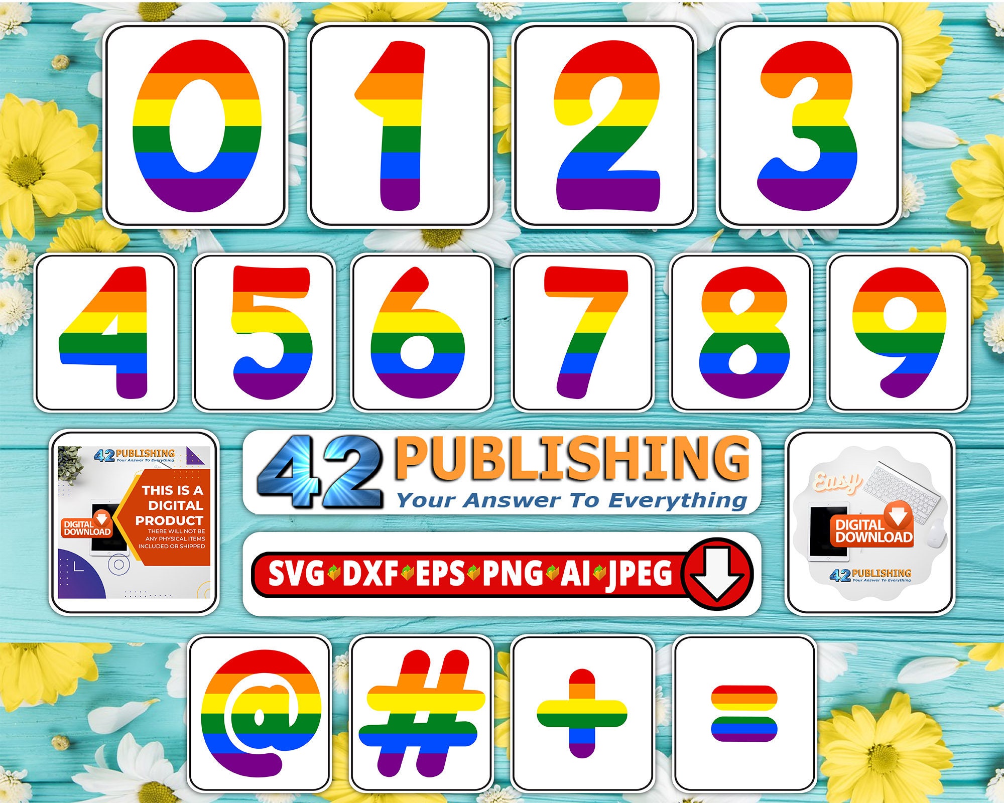 Pride Font Numbers LGBTQ, Ideal LGBT Iron on Letters, Bisexual Art, Bi ...