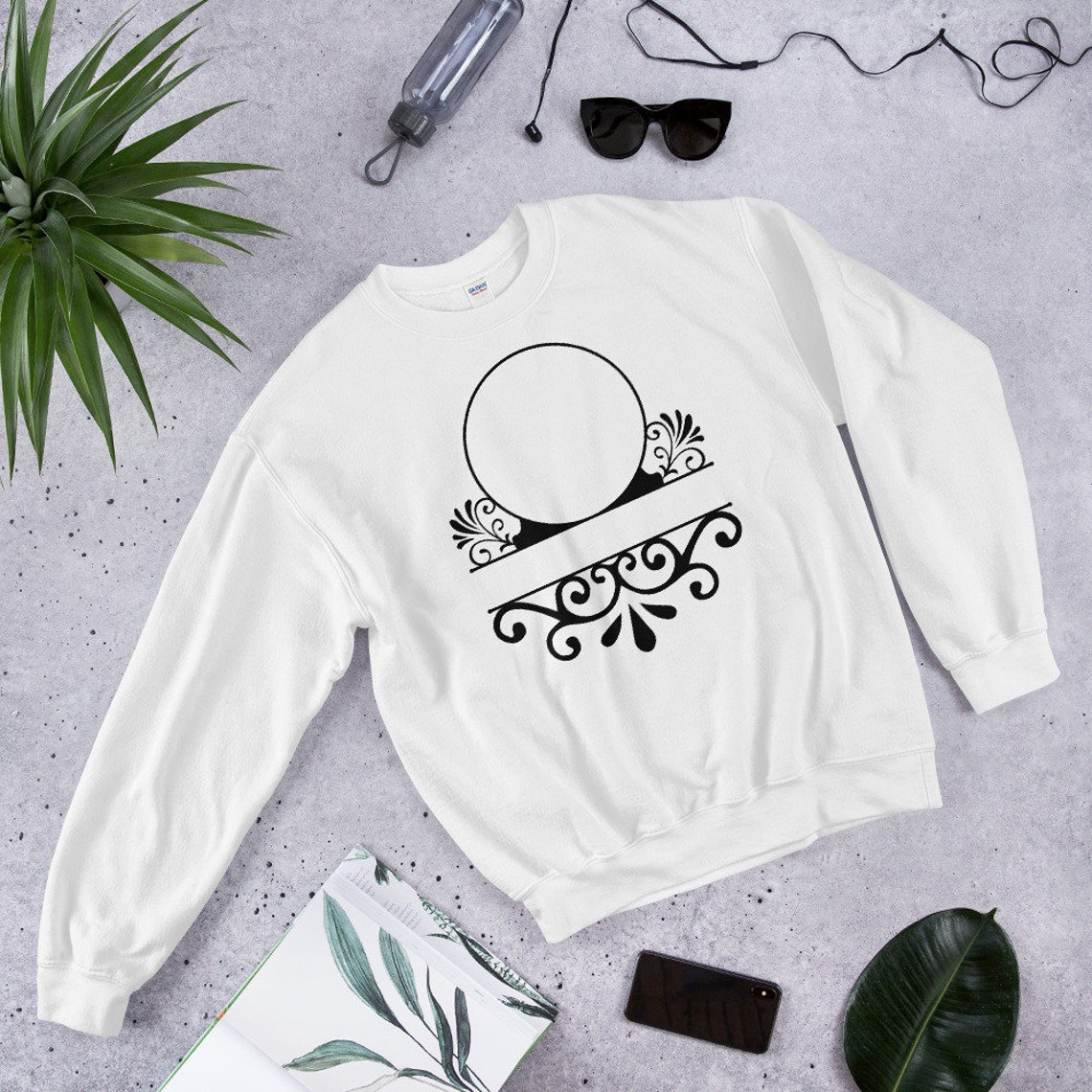 Monogram Template SVG Svg FILES for Cricut Digital - Etsy