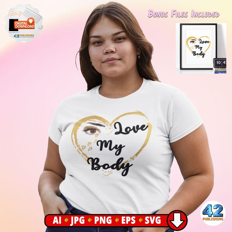 Body Positivity, Quotes About Life, Body Positive Art, Graphic Tees ...