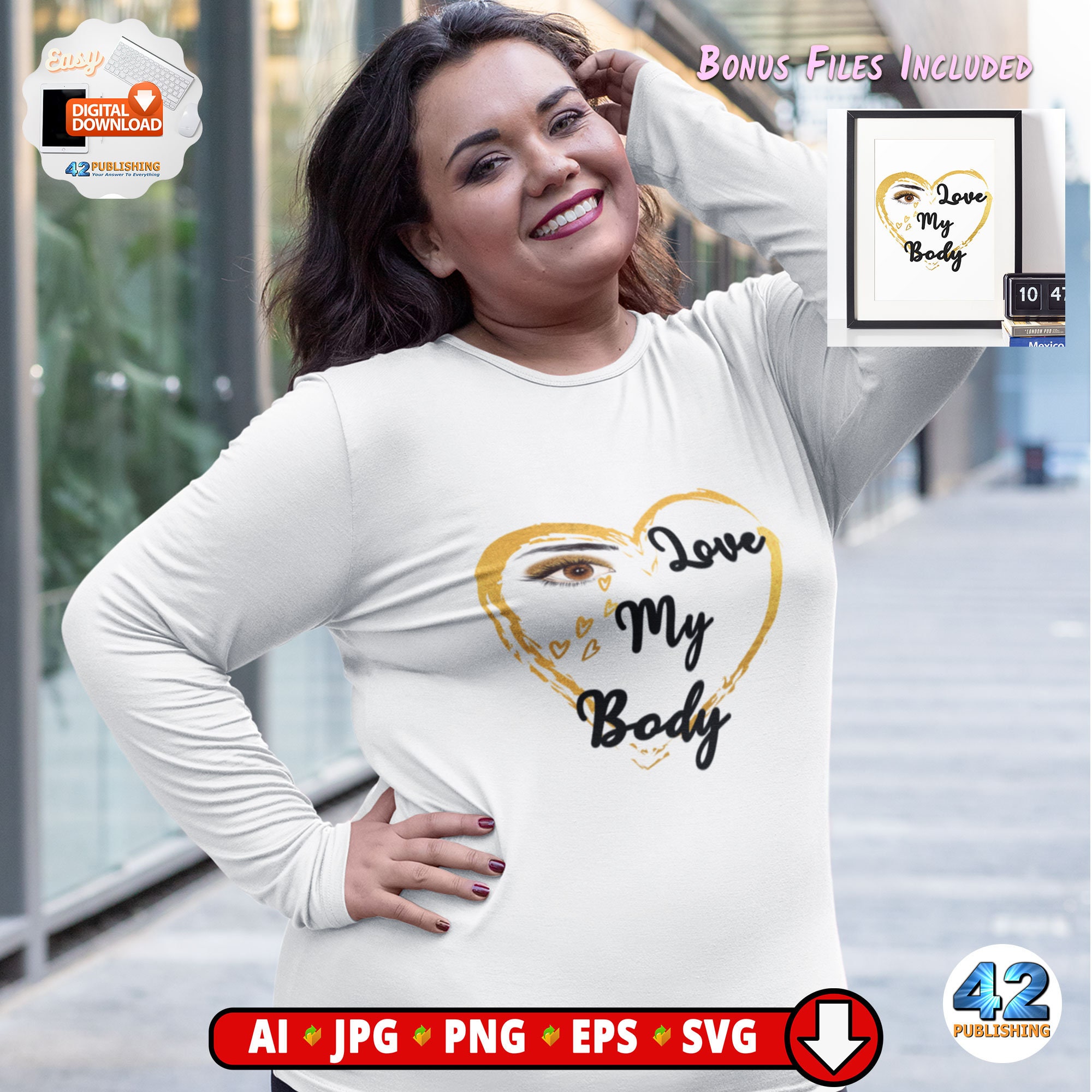 Body Positivity, Quotes About Life, Body Positive Art, Graphic Tees ...