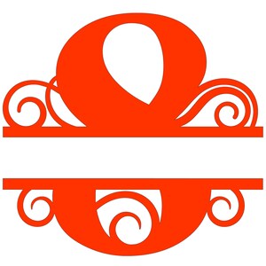 Split Monogram Numbers, Split Font SVG, Calligraphy Svg, Number Print ...