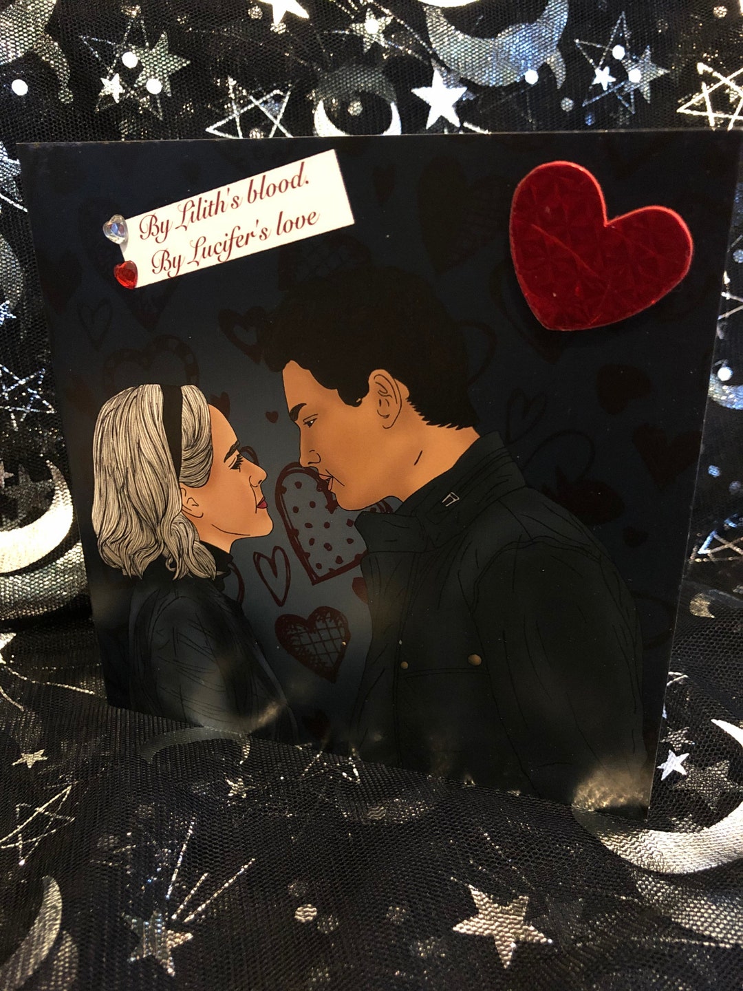 CAOS Inspired Lupercalia/valentines Card sabrina and Nick - Etsy