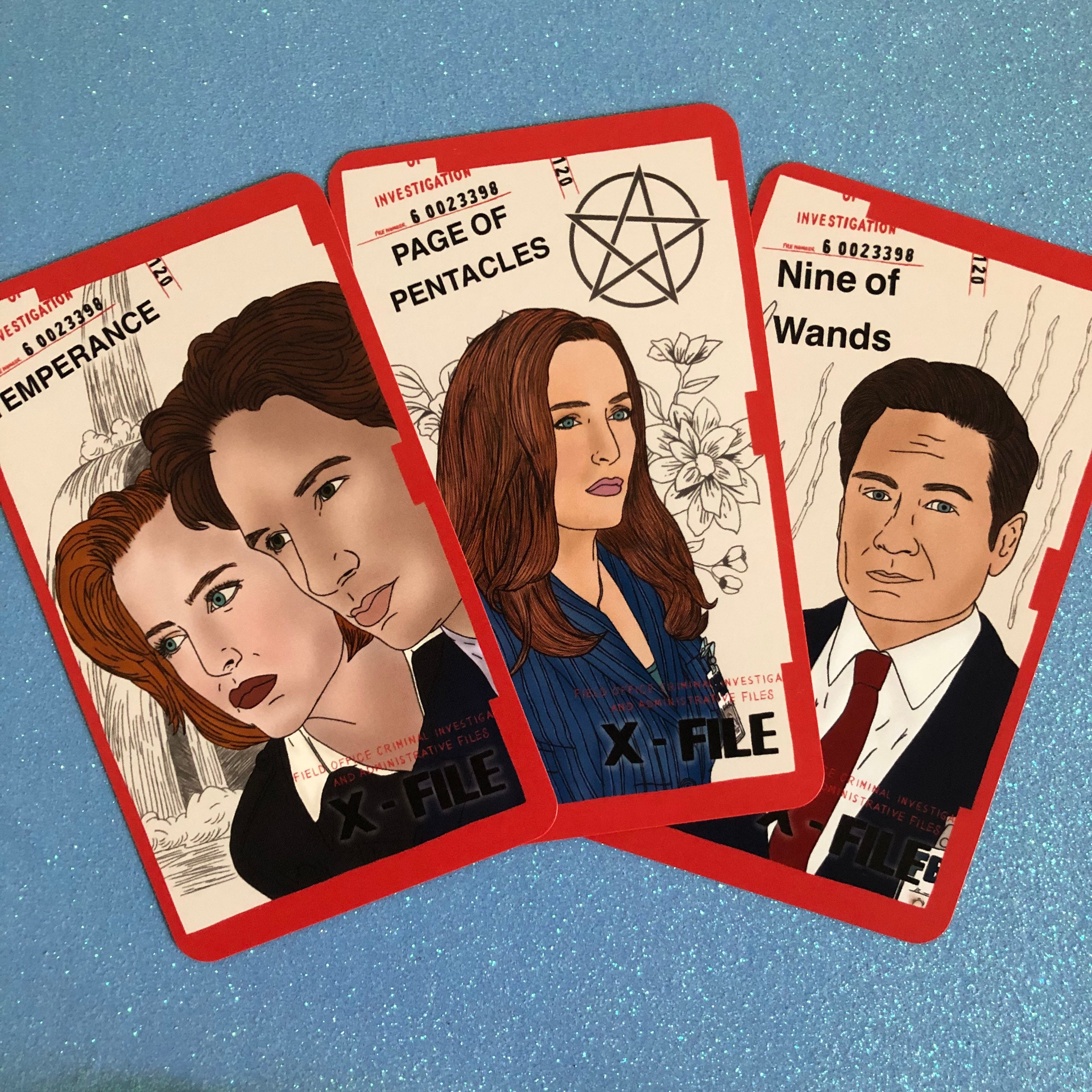 X Files Inspired Mini Tarot Deck - Etsy