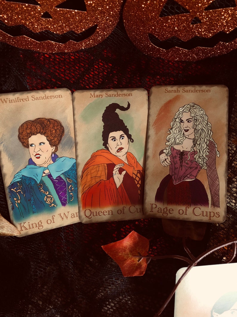 Hocus Pocus Inspired Mini Tarot Deck - Etsy