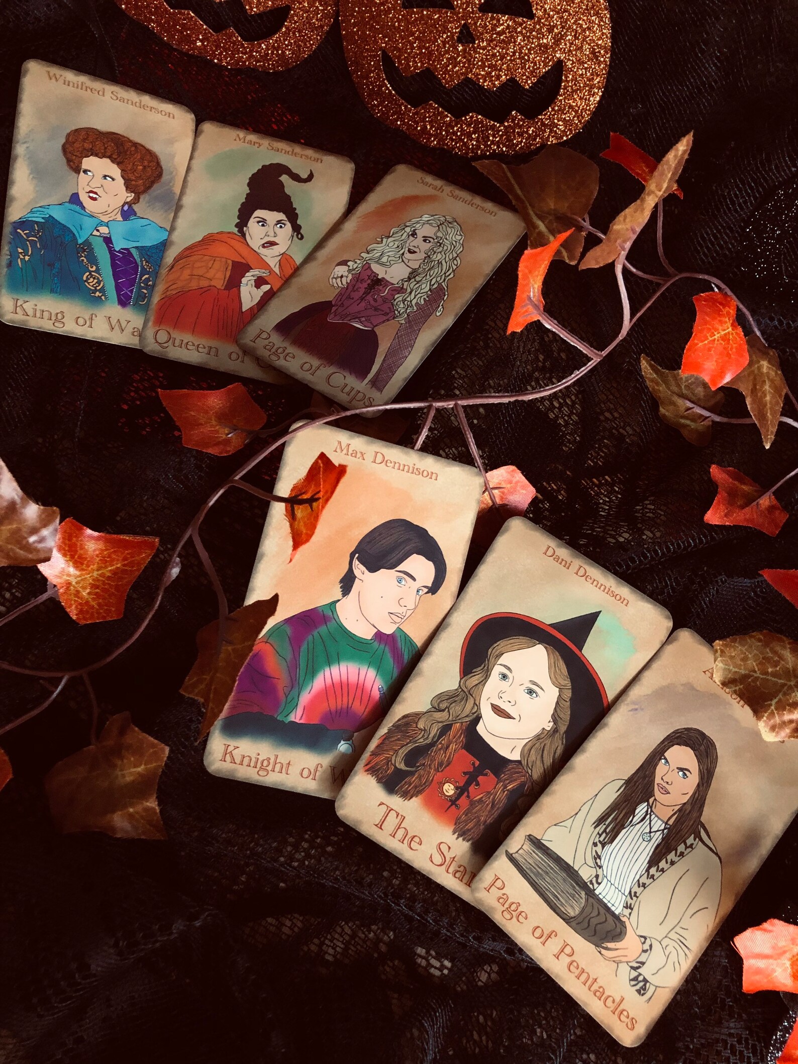 Hocus Pocus Inspired Mini Tarot Deck - Etsy