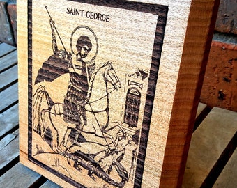 Saint George Painting | Etsy