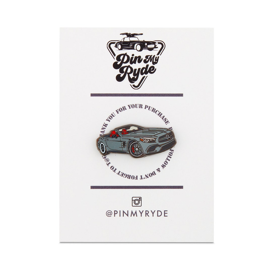 SL63 Enamel Pin L Mercedes Benz Pin Luxury Car Pin Benz Enamel Pin ...