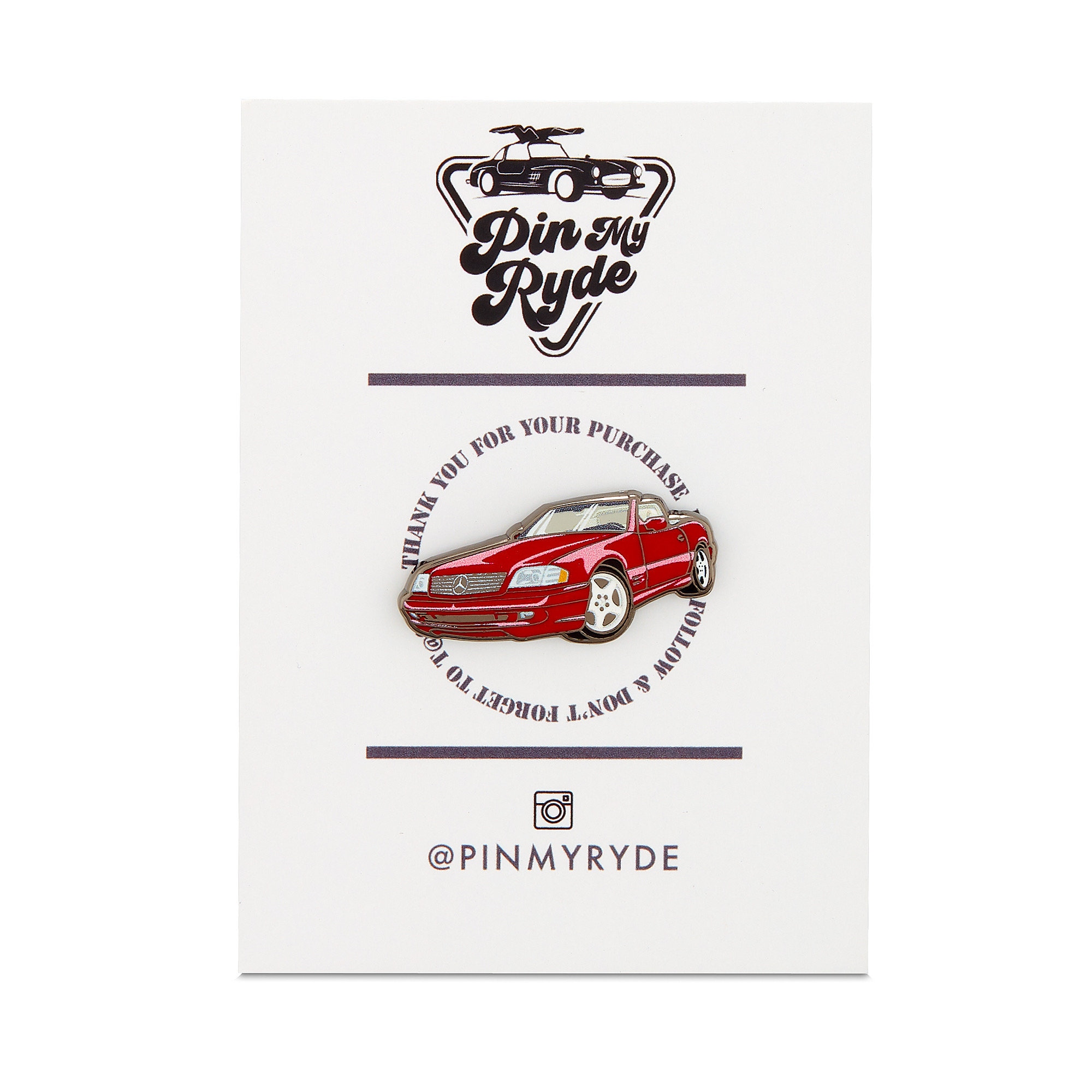 R129 Enamel Pin L Mercedes Benz Pin Luxury Car Pin Benz Enamel Pin ...