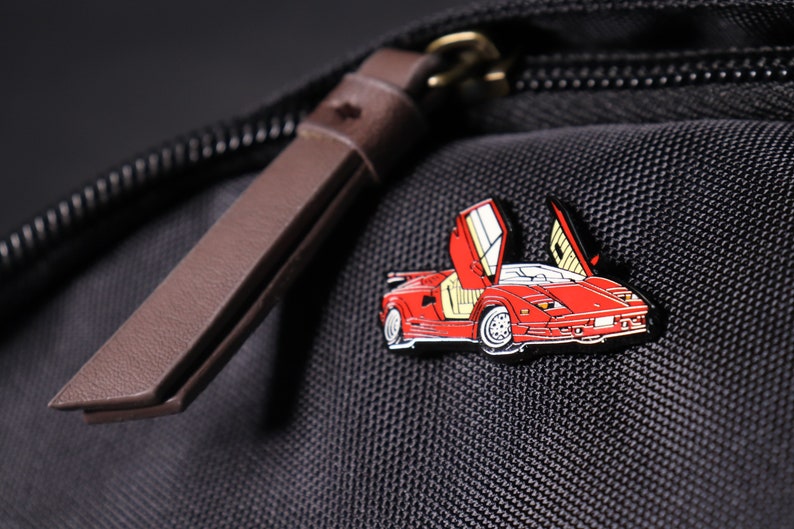Lamborghini Countach Enamel Pin Countach Pin Car Enthusiasts Gift L Hat ...