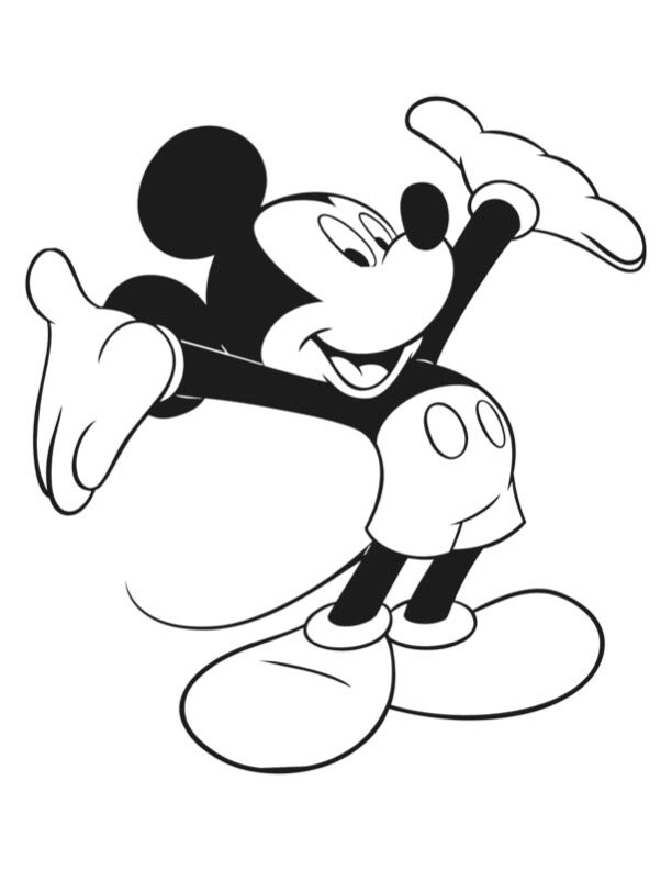 Mickey Mouse Coloring Bundle - Etsy