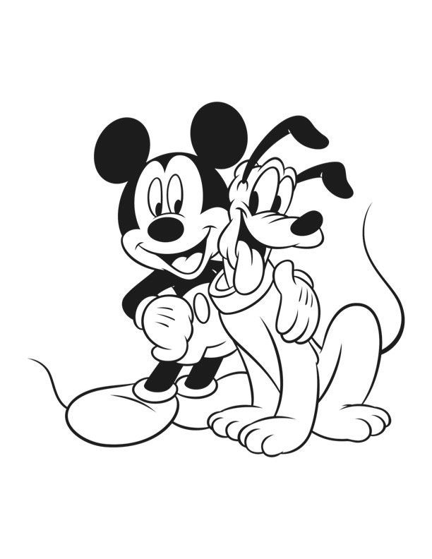 Mickey Mouse Coloring Bundle - Etsy