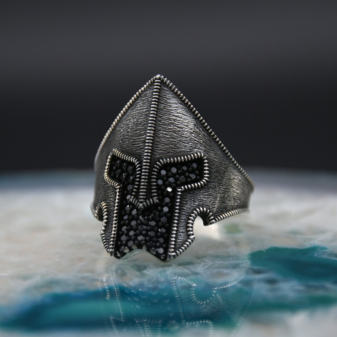 Spartacus Gladiator Silver Men Ring Handmade Ring Solid - Etsy