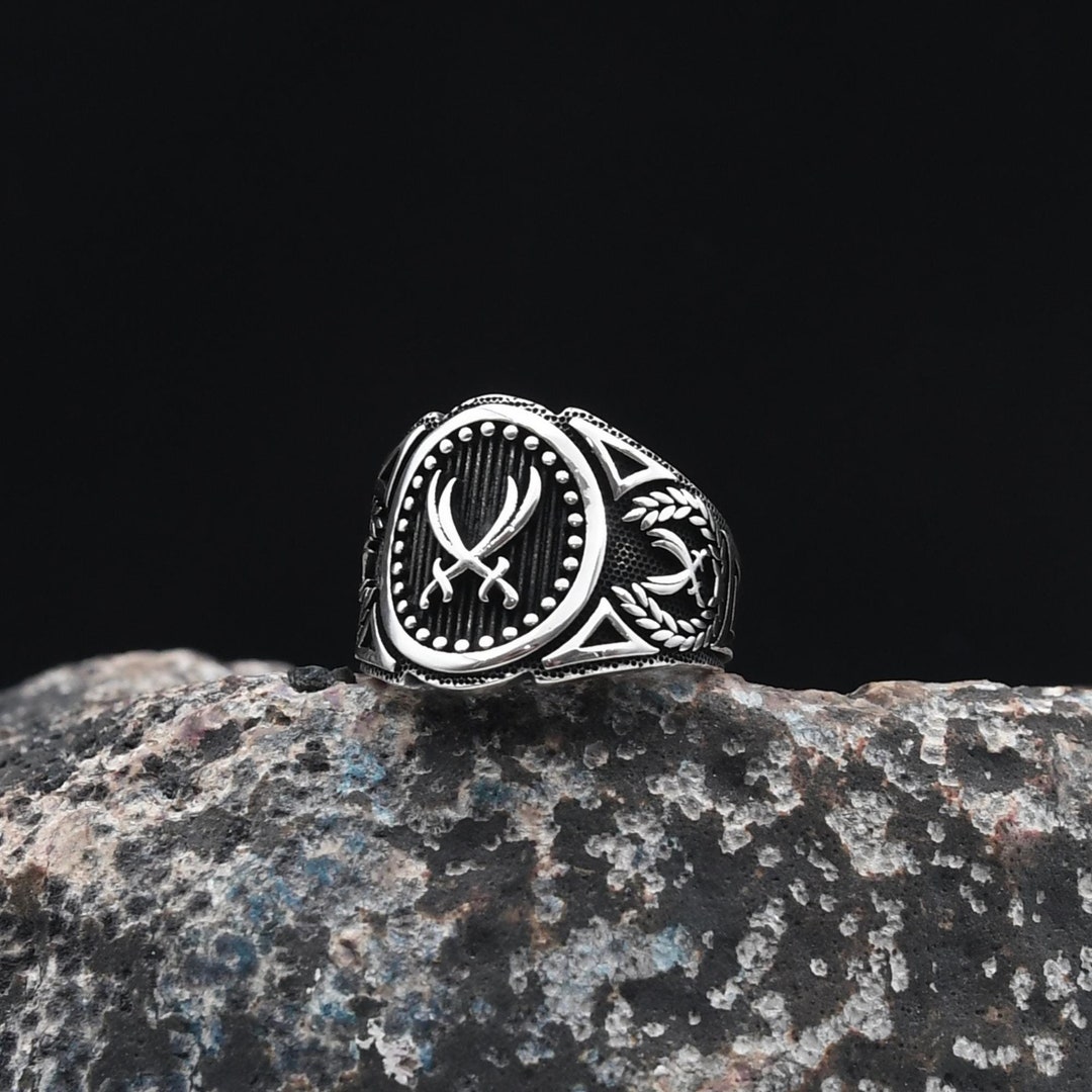 925 Sterling Silver Ring, Zulfiqar Silver Men Ring, Sword Ring, Ali's ...
