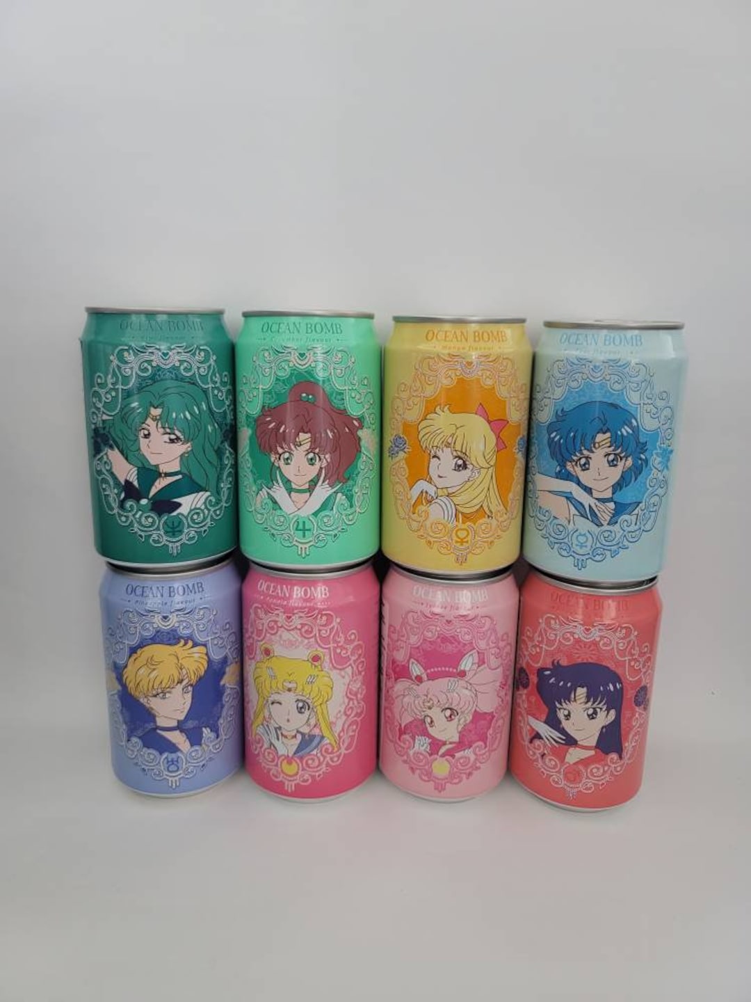 Sailor Moon Soda -- Complete Gift Set (8 Cans) - Etsy