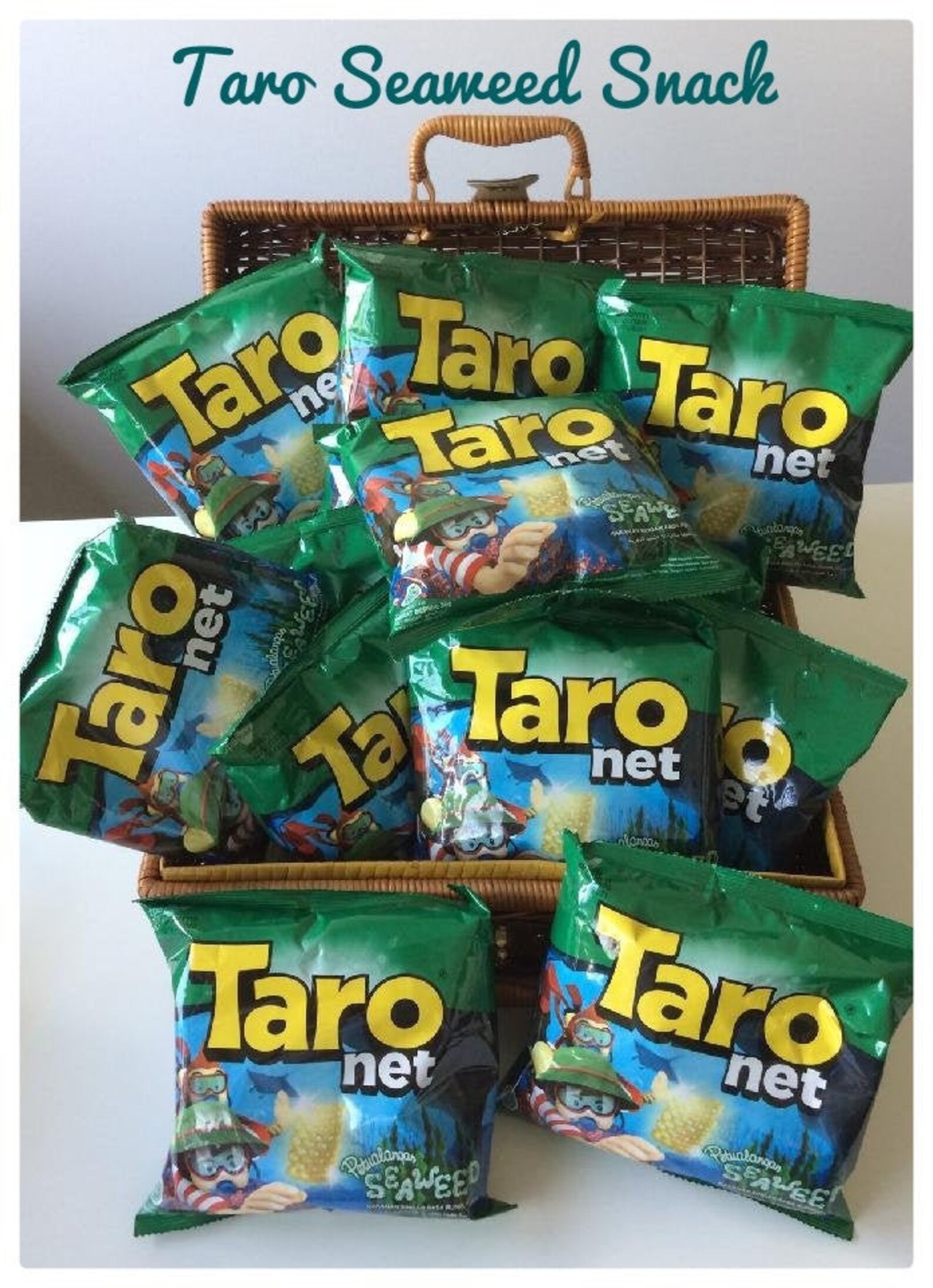 Taro Net Snack Seaweed / Potato BBQ Snack - Etsy