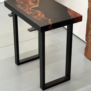 Epoxy End Table - Etsy