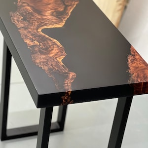 Epoxy End Table - Etsy