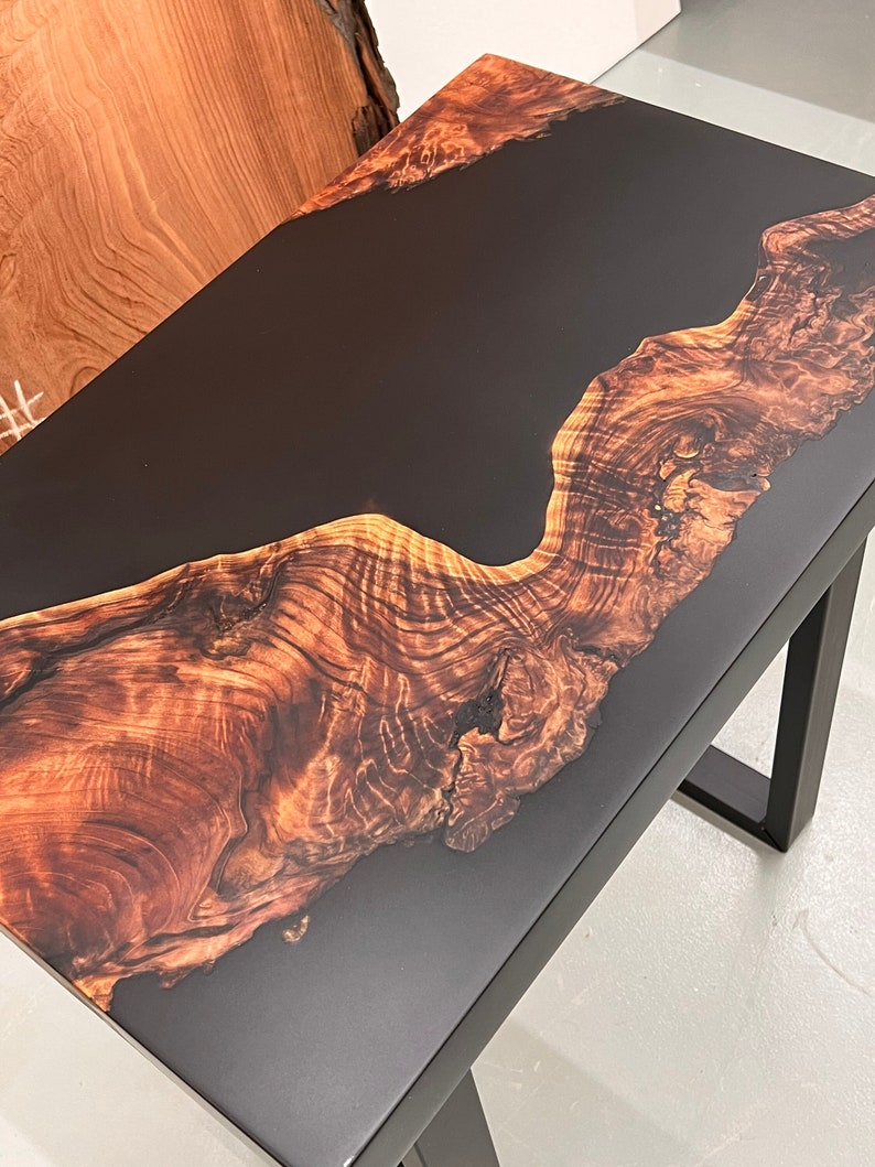 Epoxy End Table - Etsy