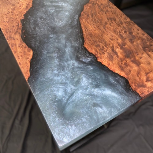 Redwood Epoxy Side/end Table - Etsy
