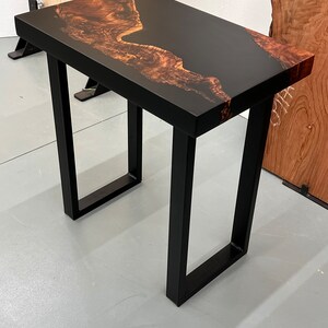 Epoxy End Table - Etsy