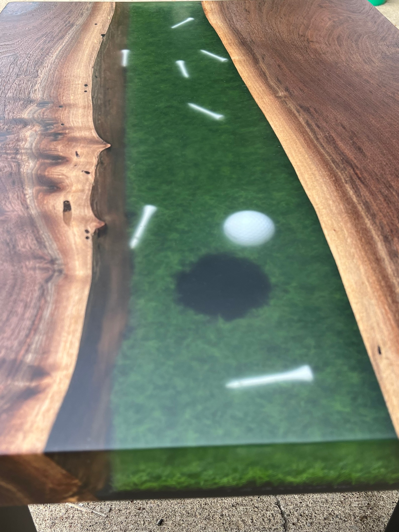 Walnut Golf Coffee Table - Etsy