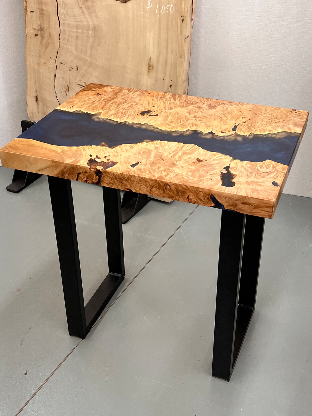 Epoxy/resin End Table - Etsy