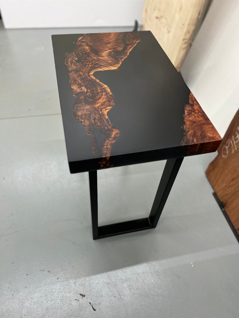 Epoxy End Table - Etsy