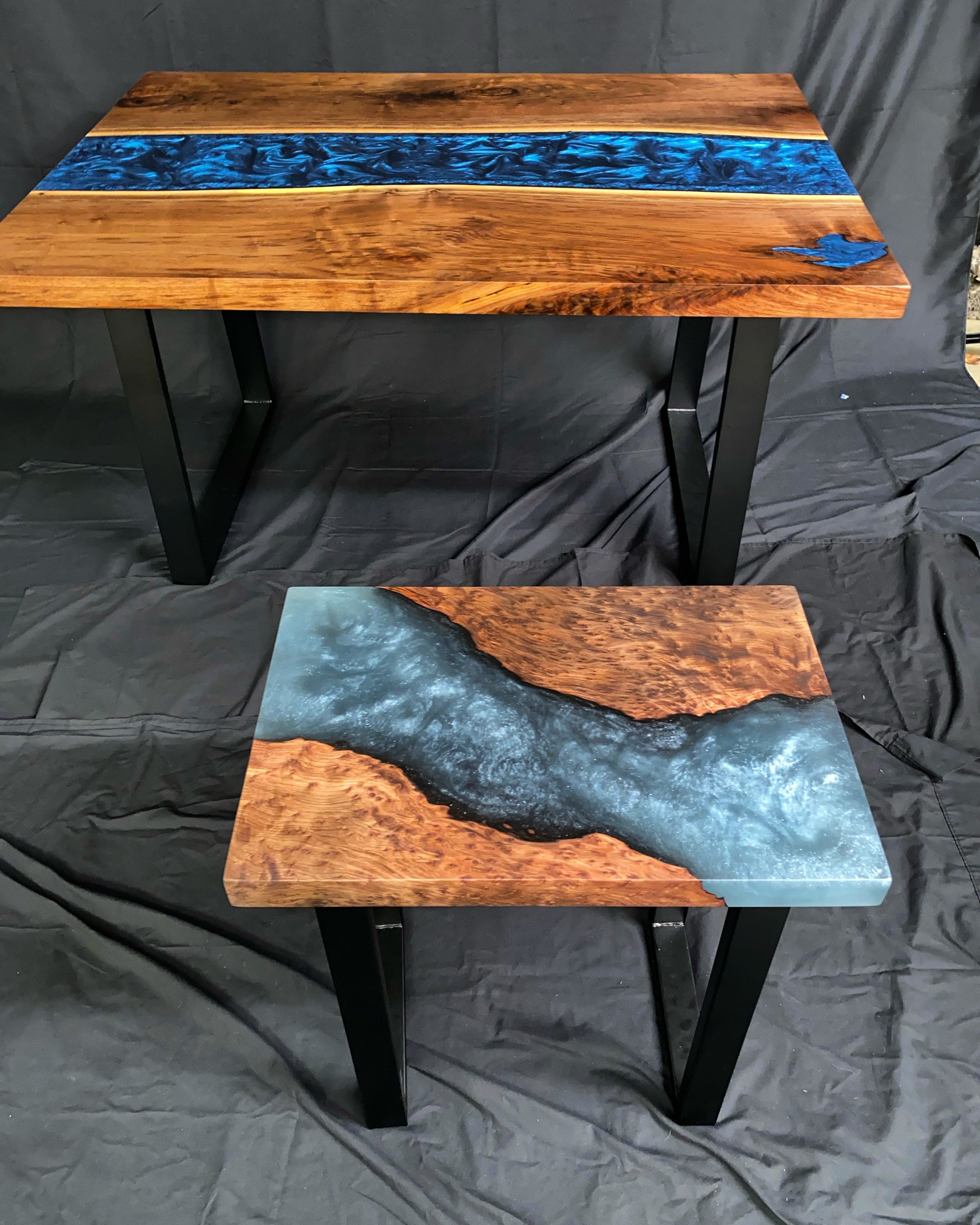 Redwood Epoxy Side/end Table - Etsy