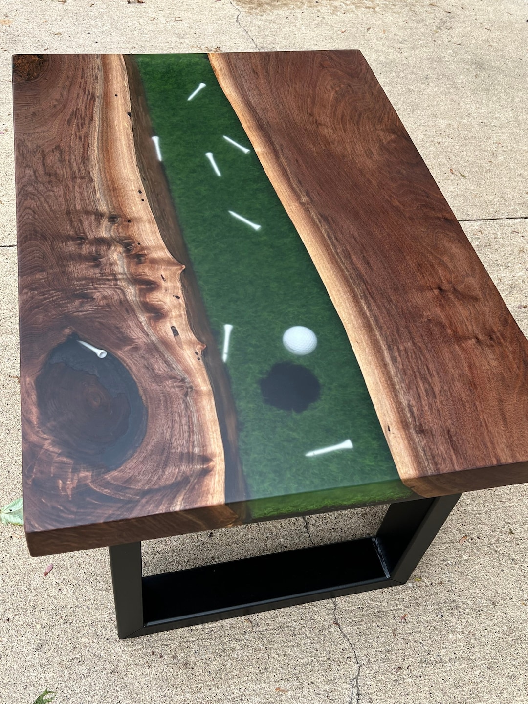 Walnut Golf Coffee Table - Etsy
