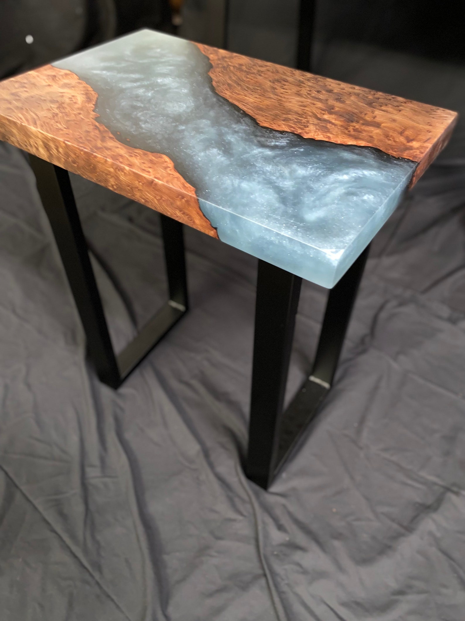 Redwood Epoxy Side/end Table - Etsy Canada