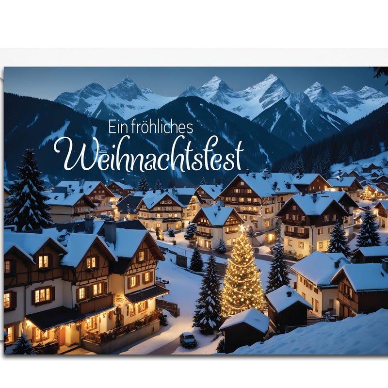 German Christmas Cards - Etsy