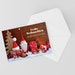 German Christmas Card - Frohe Weihnachten (santa Surrounded by Gifts ...