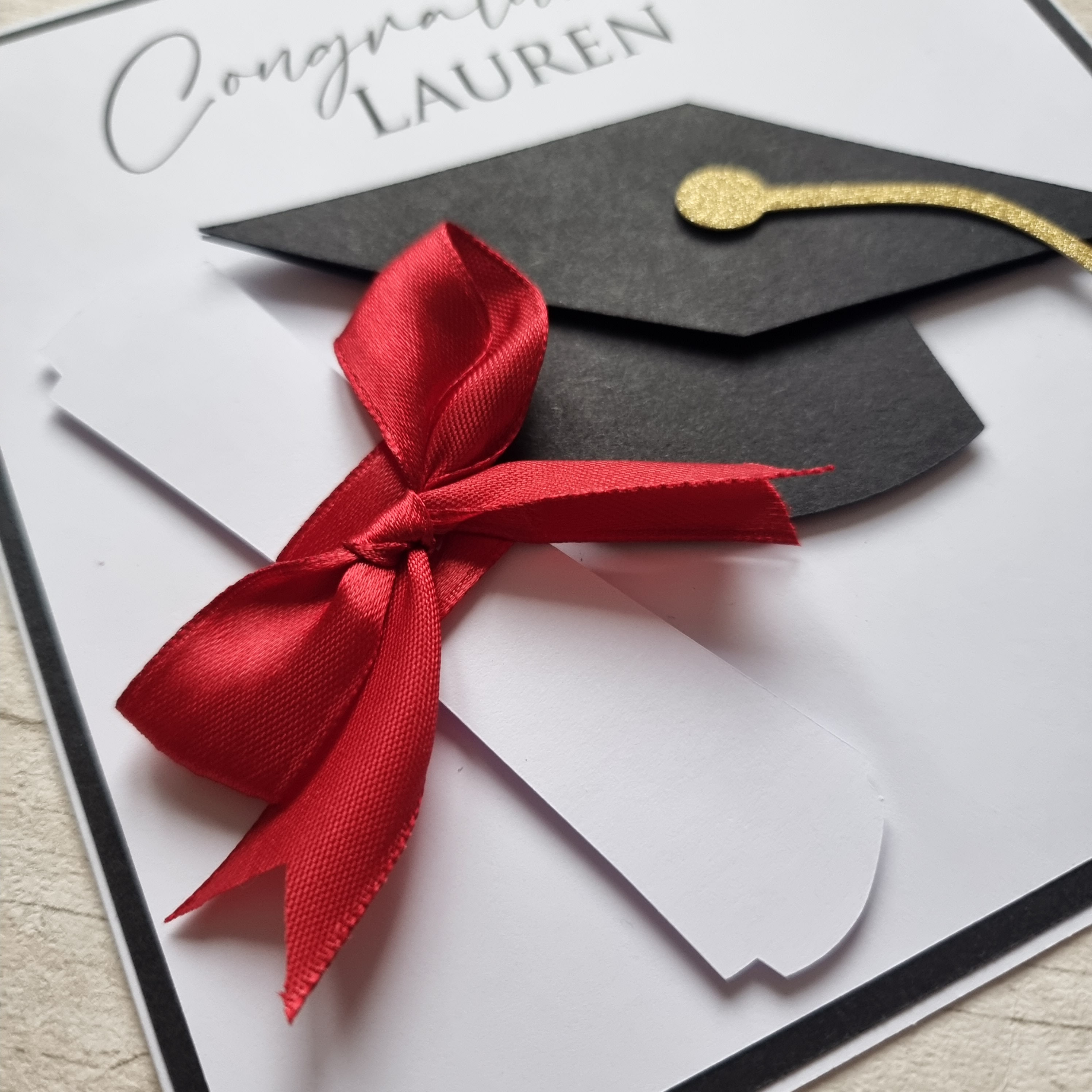 GRADUATION CARD Personalised Handmade Graduation Card - Etsy