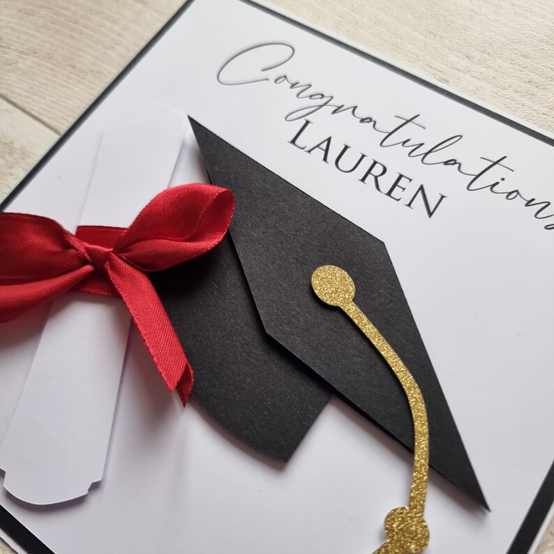 GRADUATION CARD Personalised Handmade Graduation Card - Etsy