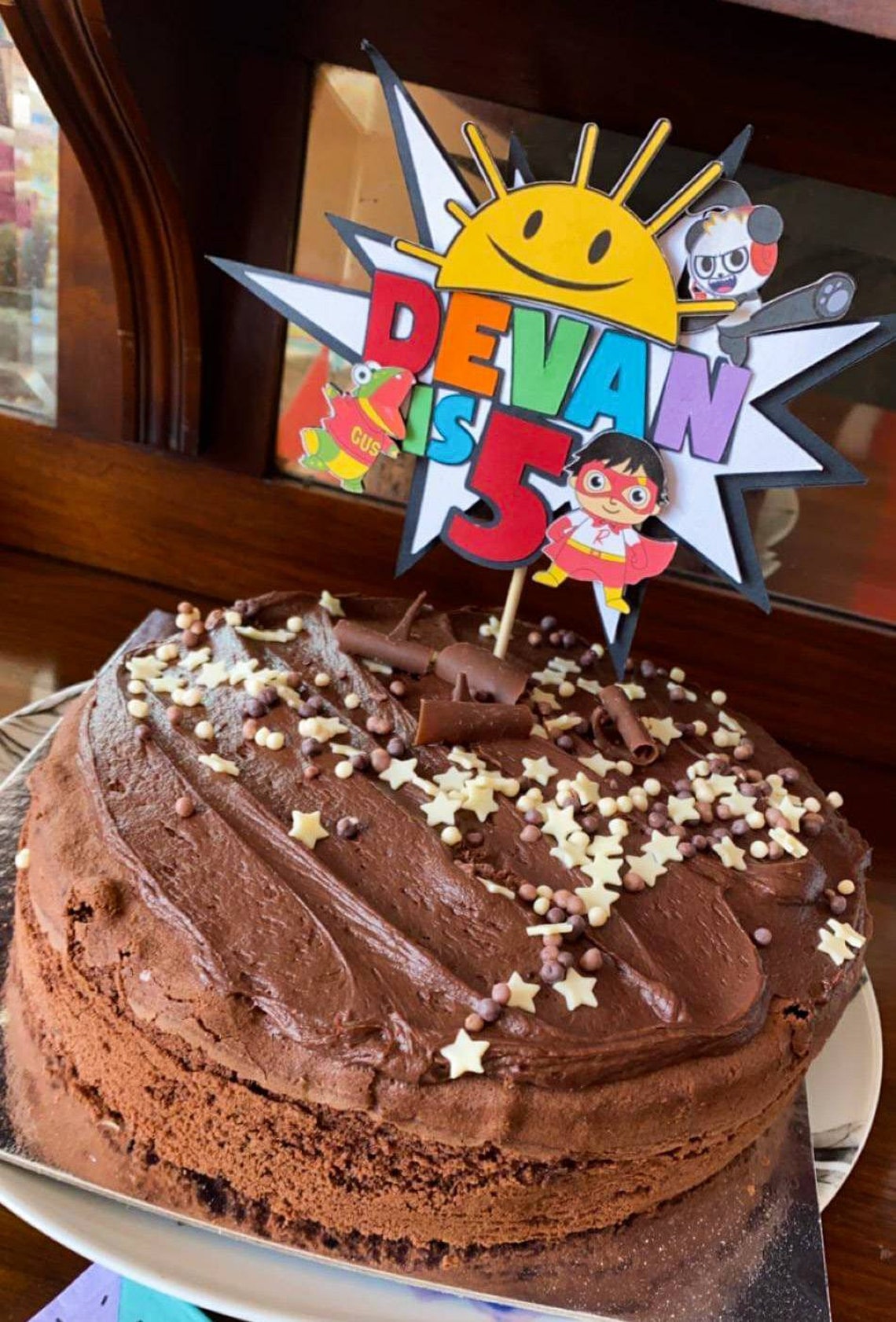 RYANS WORLD TOPPER Handmade Ryan's World Themed Cake - Etsy