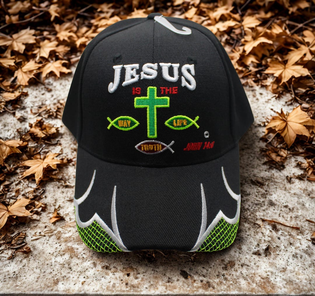 Christian Jesus is the Way the Truth and Life Hat. Jesus Hat. Jesus ...