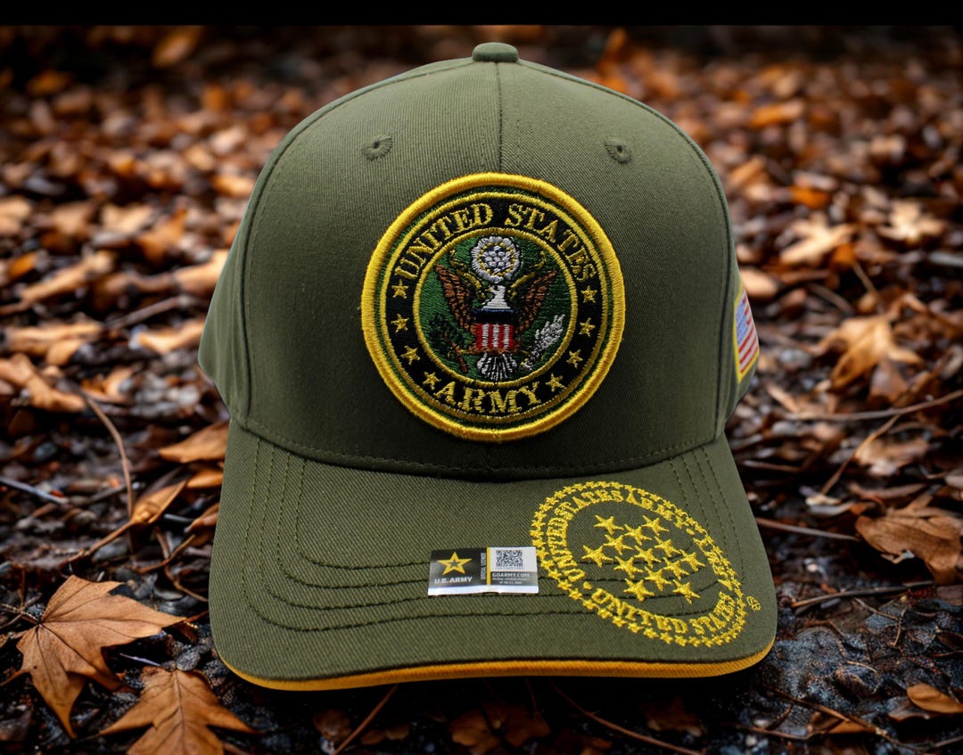 U.S Army Hat. Green Army Cap. Army Baseball Hat. Military Gift for ...
