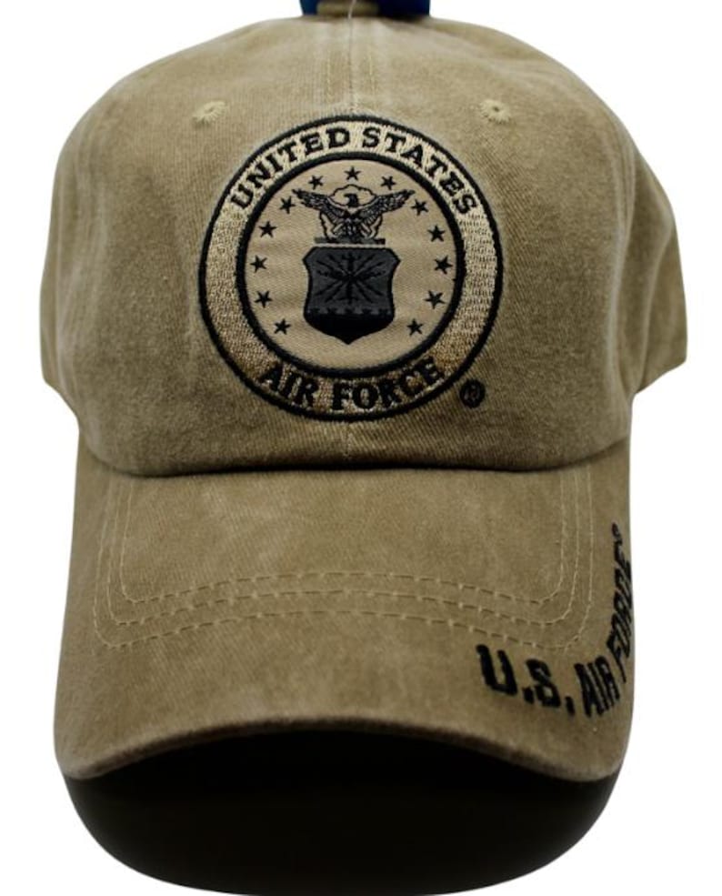 U.S Air Force Hat. USAF Logo Baseball Cap. Blue, Brown, or Green. USAF ...