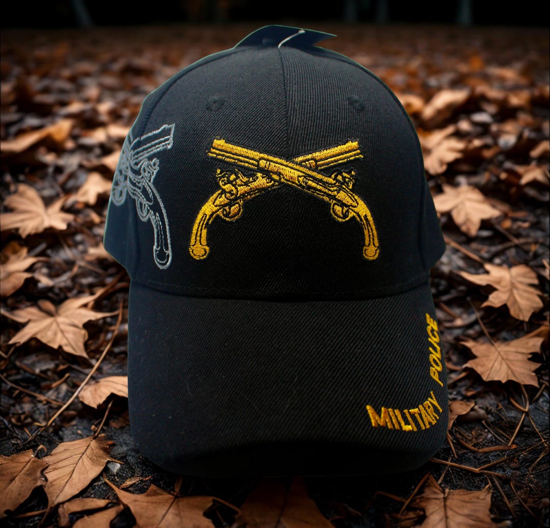 Military Police Baseball Cap. Crossed Pistols Design Hat. U.S Army Hat ...