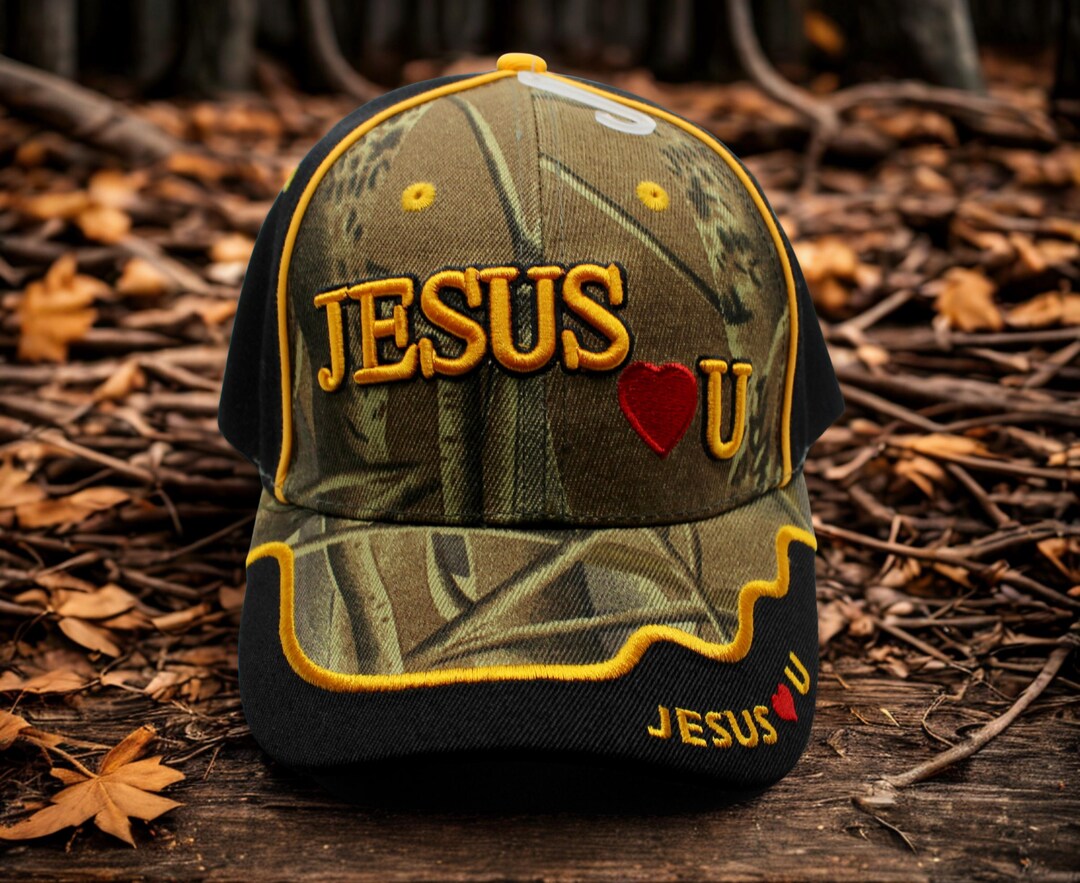 Christian Jesus Loves You Baseball Cap. Jesus Hat. Jesus Christ Hat ...