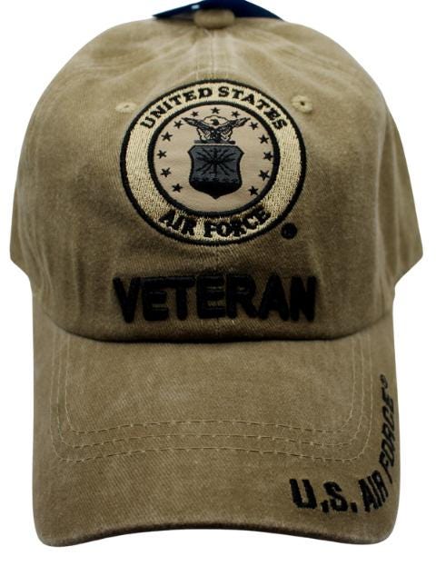 U.S Air Force Hat. USAF Logo Baseball Cap. Blue, Brown, or Green. USAF ...
