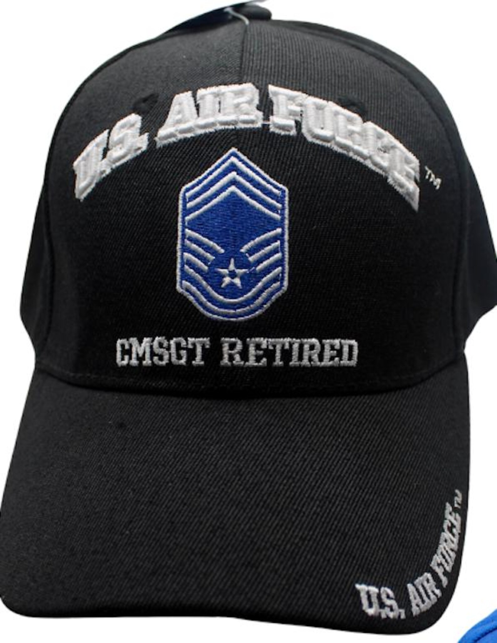 U.S. Air Force Retired Hat. Veteran USAF Baseball Cap. Msgt, SMSGT ...
