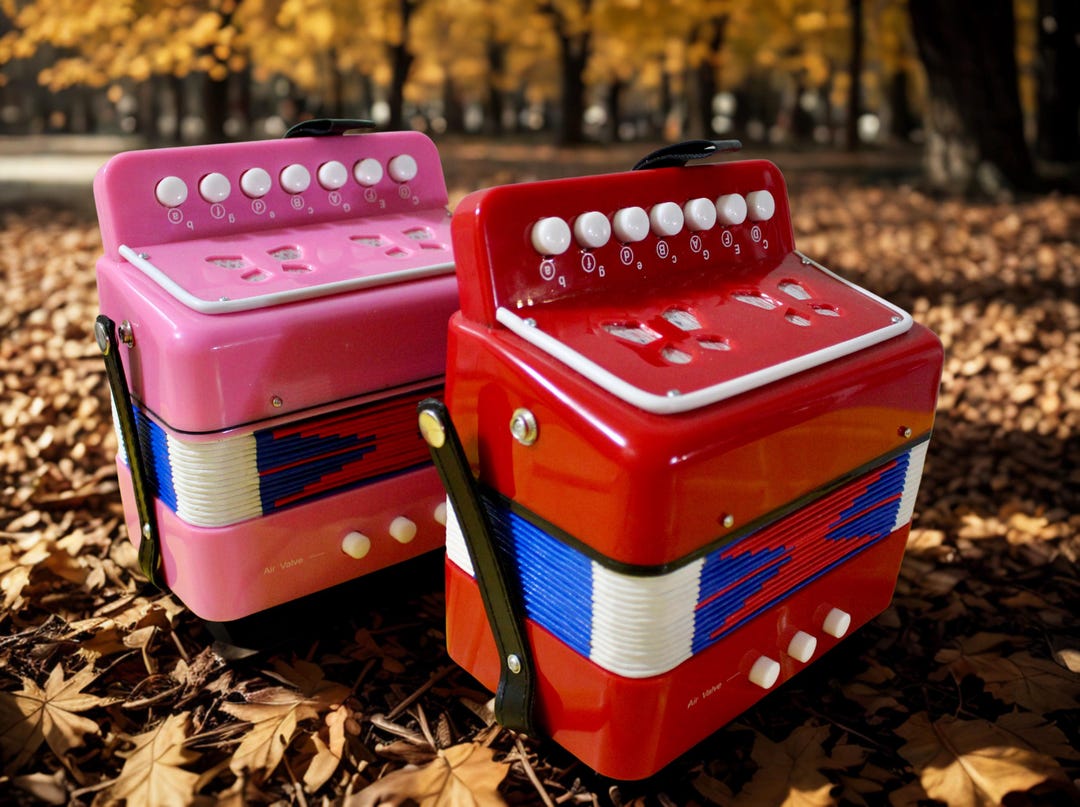 Mini Accordion Toy. Small Musical Instrument for Kids. Accordion ...