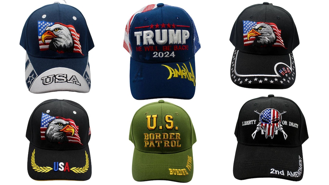 Patriotic Trucker Hat. USA Hat. Patriotic Baseball Cap. 2nd Amendment Hat. Trump Hat. American ...