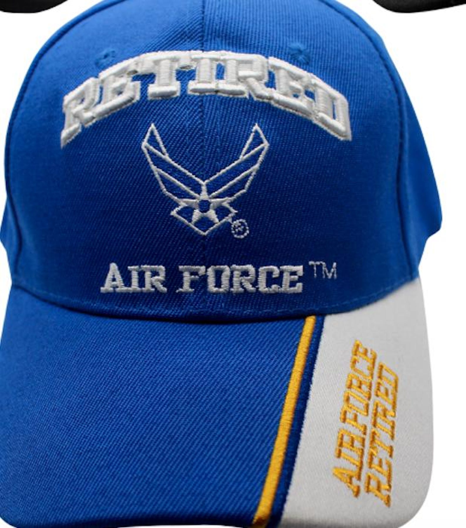 U.S. Air Force Retired Hat. Veteran USAF Baseball Cap. Msgt, SMSGT ...