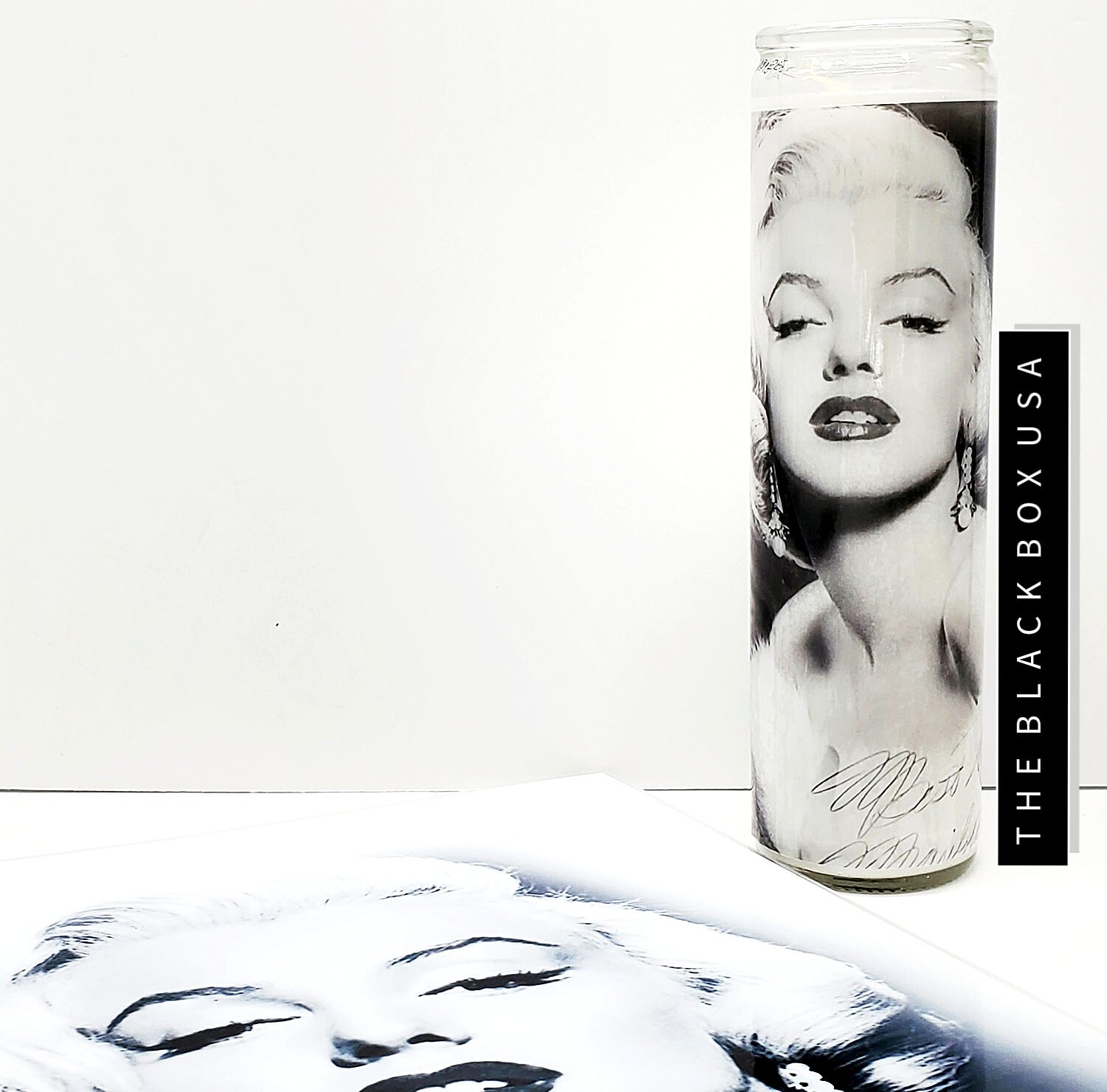 Candle Iconic Marilyn Monroe Glass Jar Unscented Candle I - Etsy