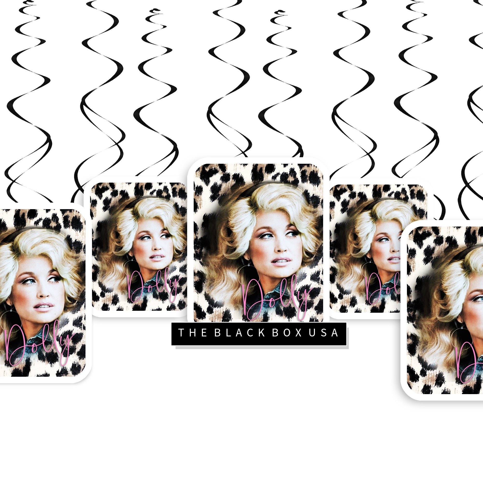 Dolly Color Pop-out Birthday Party Supplies I Cake Topper With Happy ...